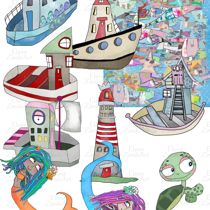 Elena Zinski Art - Etsy