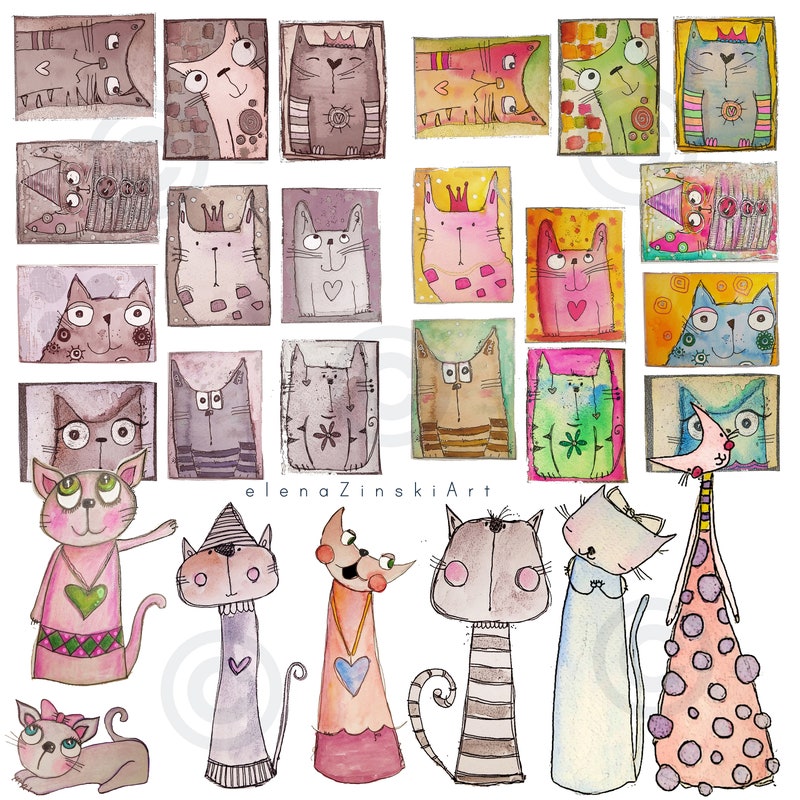 Elena Zinski Art - Etsy