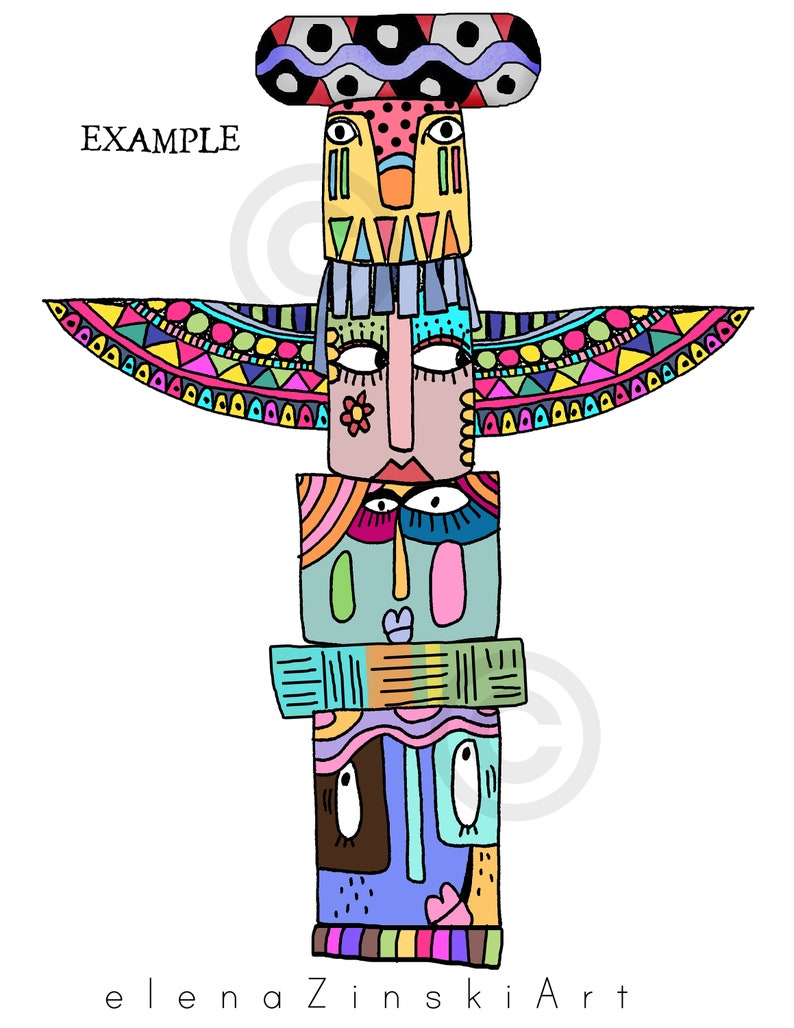 Build a Totem Pole - Etsy