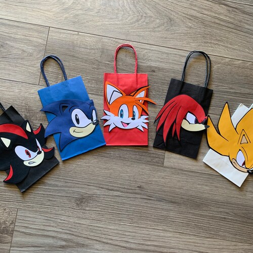 Sonic Favor Milk Box Sonic Candy Box Sonic Party - Etsy