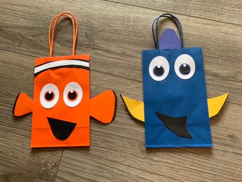 Finding Nemo Inspired Party Favor Bags - Etsy