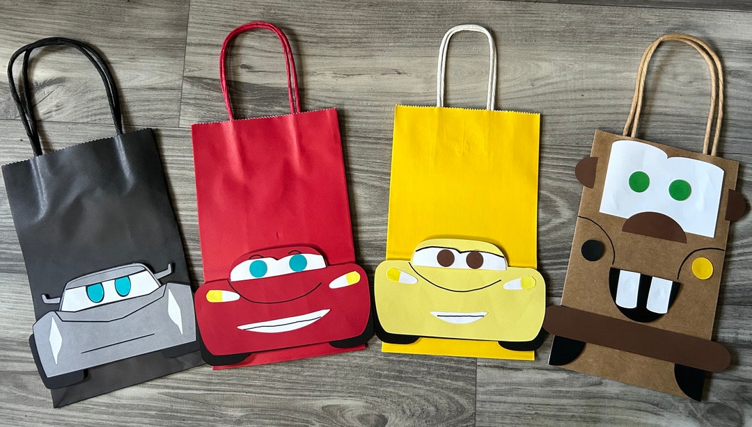 Cars Party Favor Bags (set of 6) - Etsy