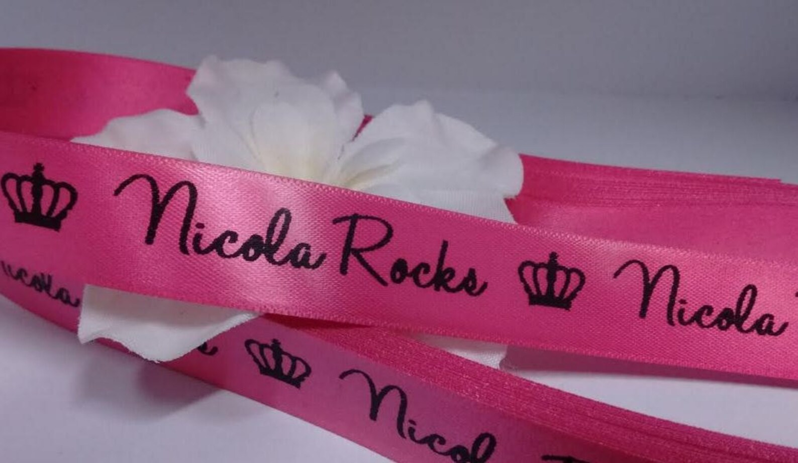 15mm X 10m Personalised Custom Made Satin Ribbon - Etsy UK
