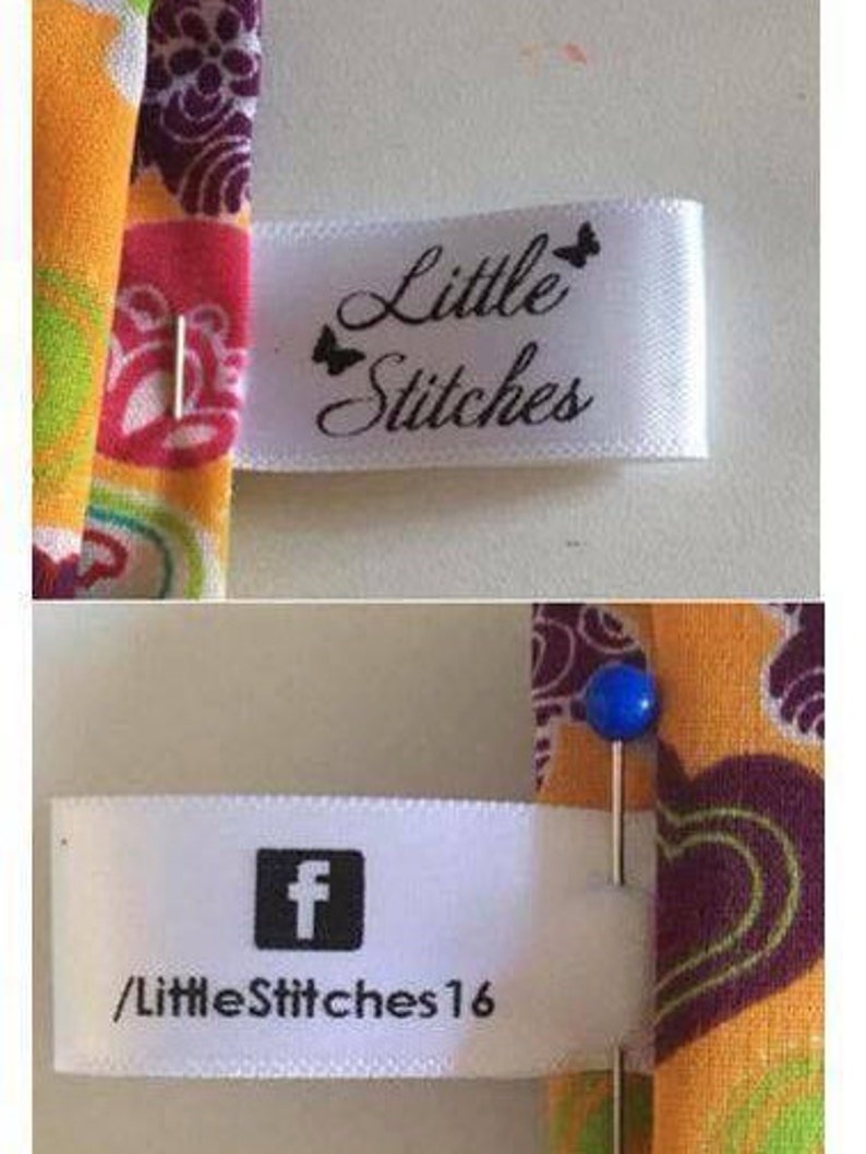 15mm Custom Printed Sew in Loop Labels - Etsy UK