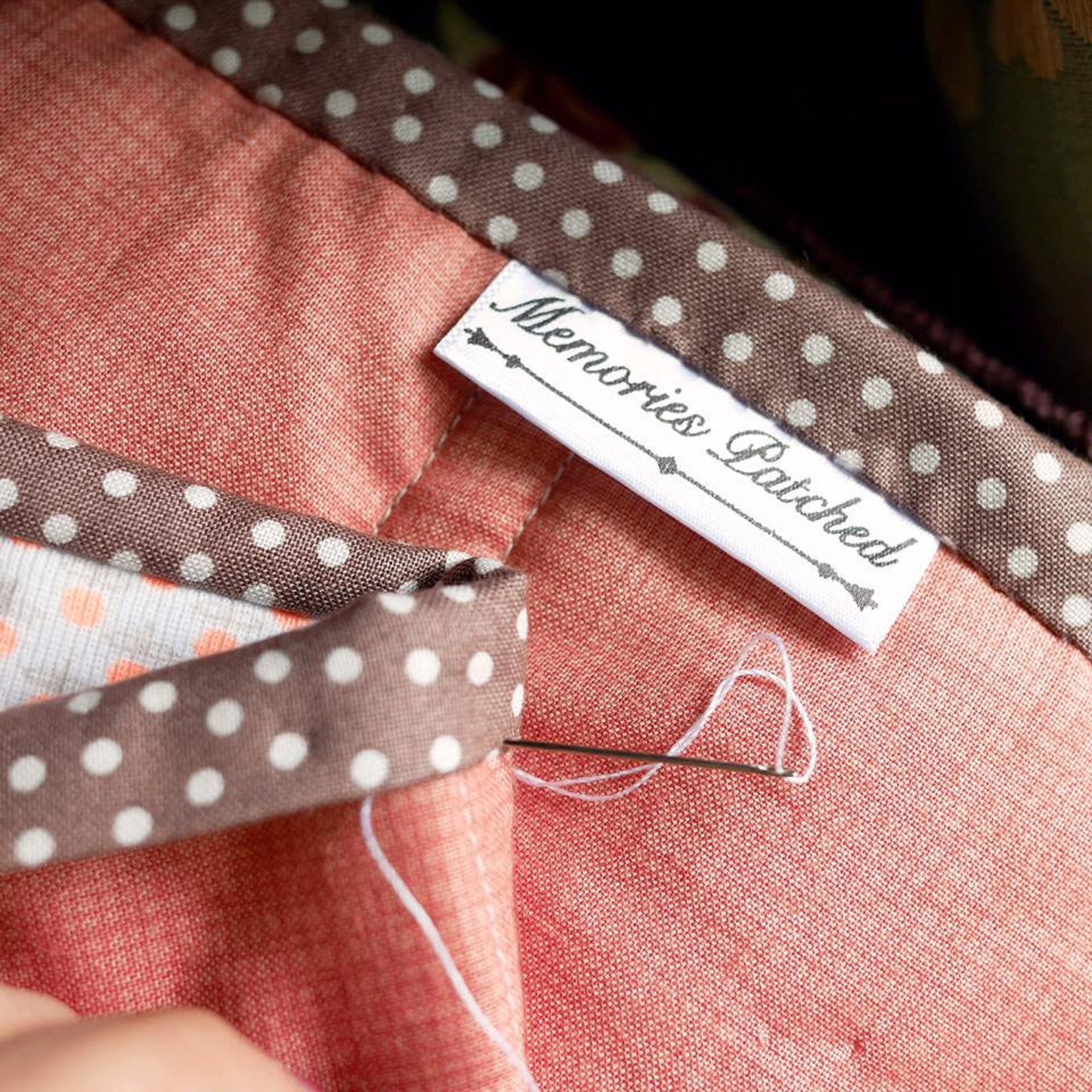 38mm Custom Printed Slim and Narrow Seam Labels - Etsy UK