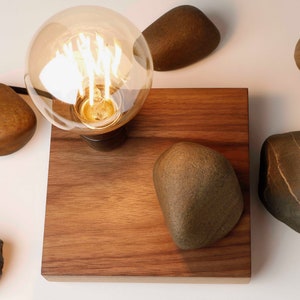 Stone Light - Natural Table Lamp - A Minimalist Design, in Touch With ...