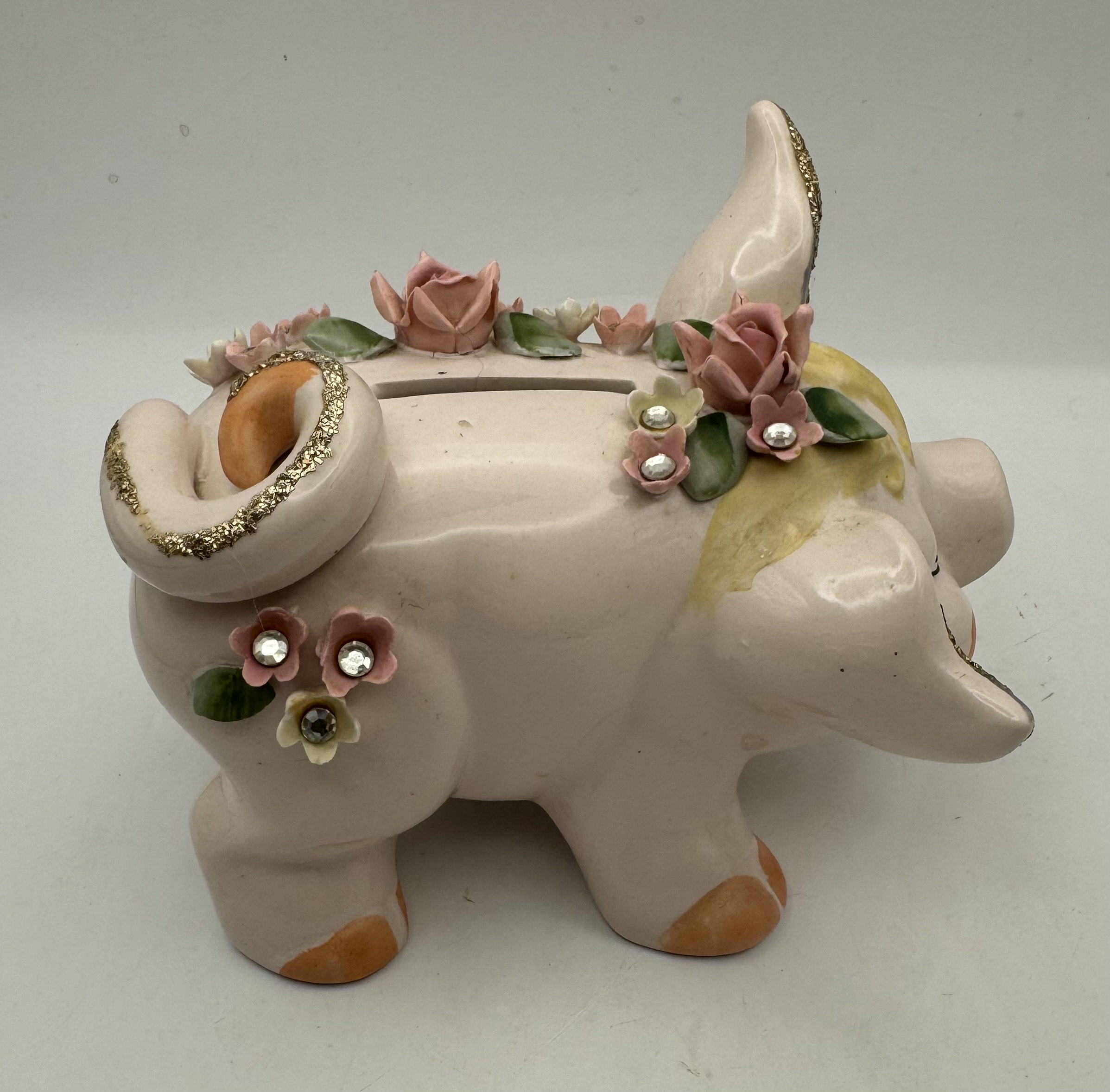 Vintage Lefton Piggy Bank - Etsy