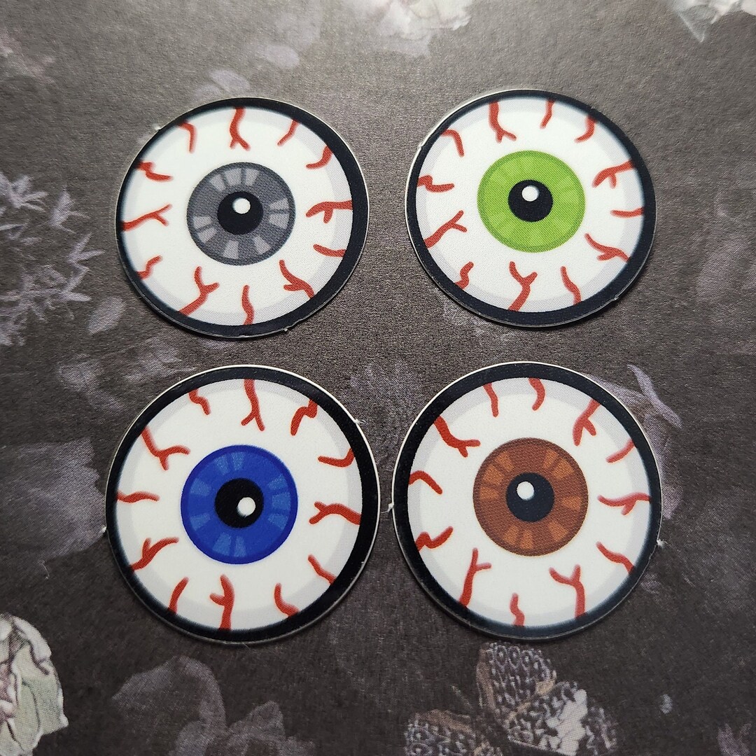 Eyeball Stickers Set of 4 or Singles - Etsy
