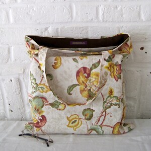 Handmade Recycled Botanical Flax Bag - Etsy