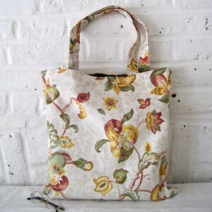 Handmade Recycled Botanical Flax Bag - Etsy