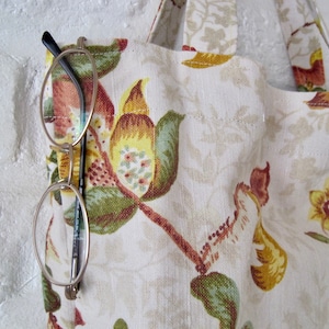 Handmade Recycled Botanical Flax Bag - Etsy