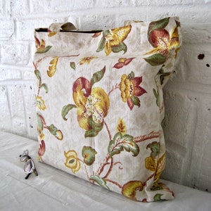 Handmade Recycled Botanical Flax Bag - Etsy