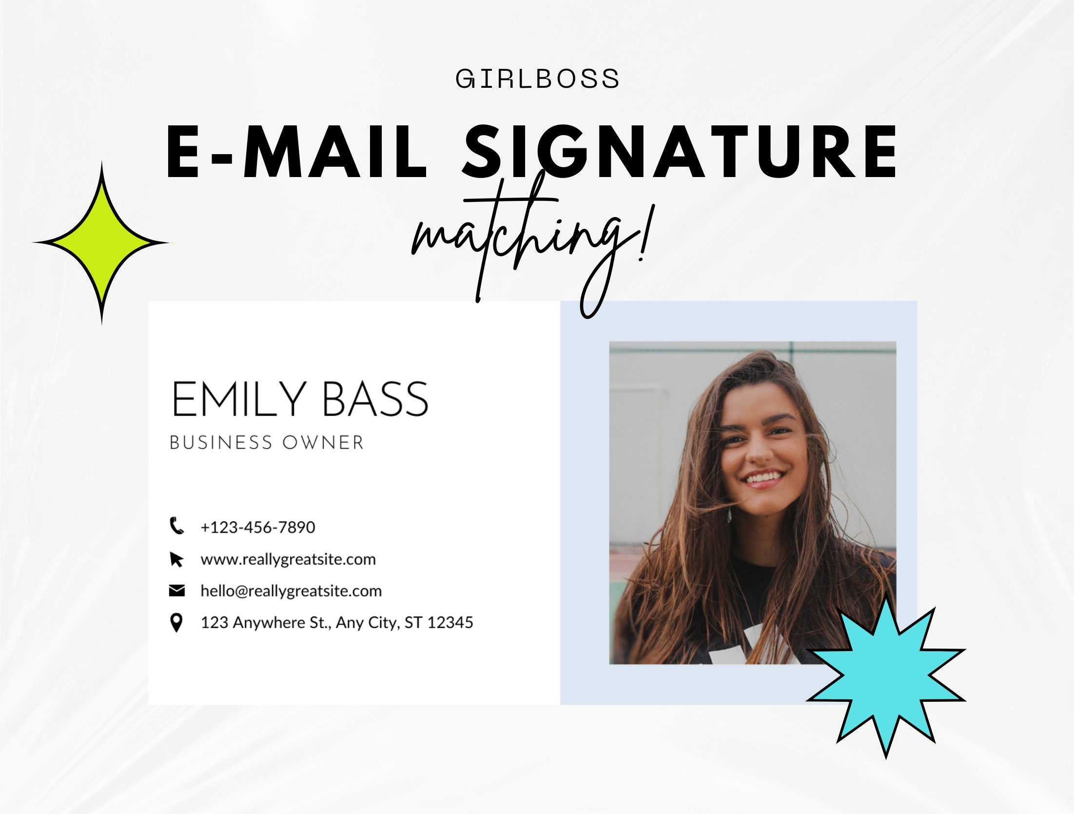 Canva Email Signature Template - Business Email Signature Design ...