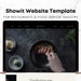 Restaurant Website Template Showit MOMA Coffee Shop Website, Cafe Web ...