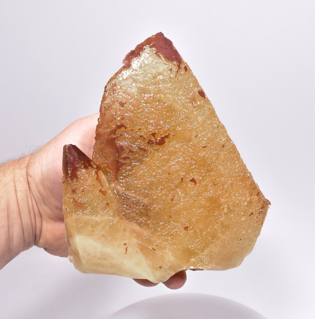 5.90" Golden PHANTOM CALCITE CRYSTAL Tounfit Midlet Morocco T210 - Etsy