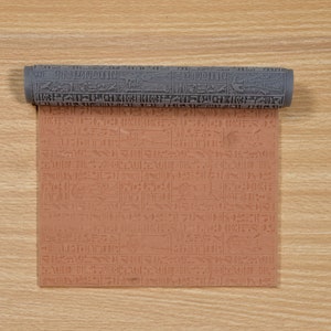 Hieroglyphs Craft Texture Roller for Polymer Clay - Etsy