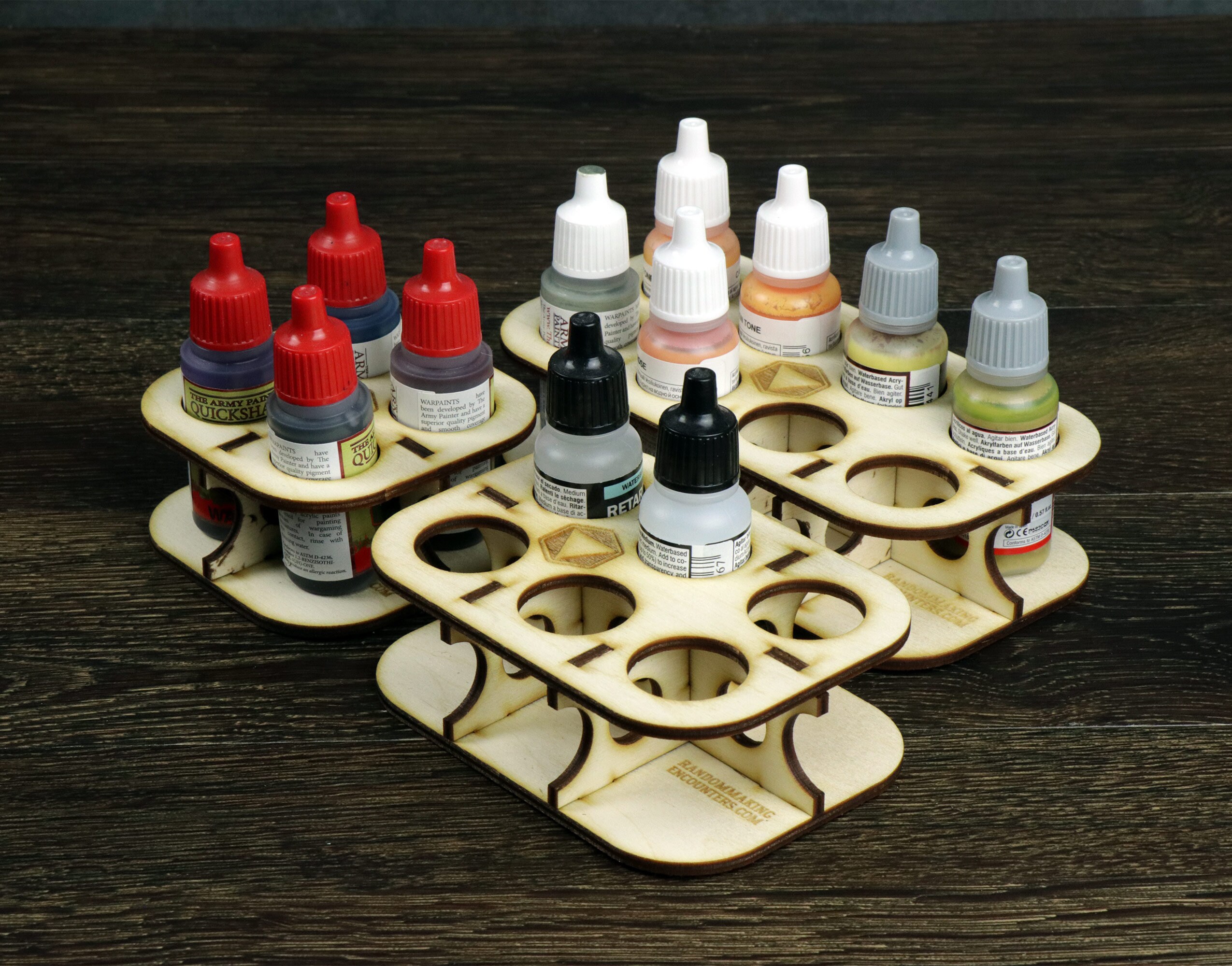 Miniature Toys Toys D&D Paint Caddy Wargaming 4 Bottle \u2014 Miniature ...