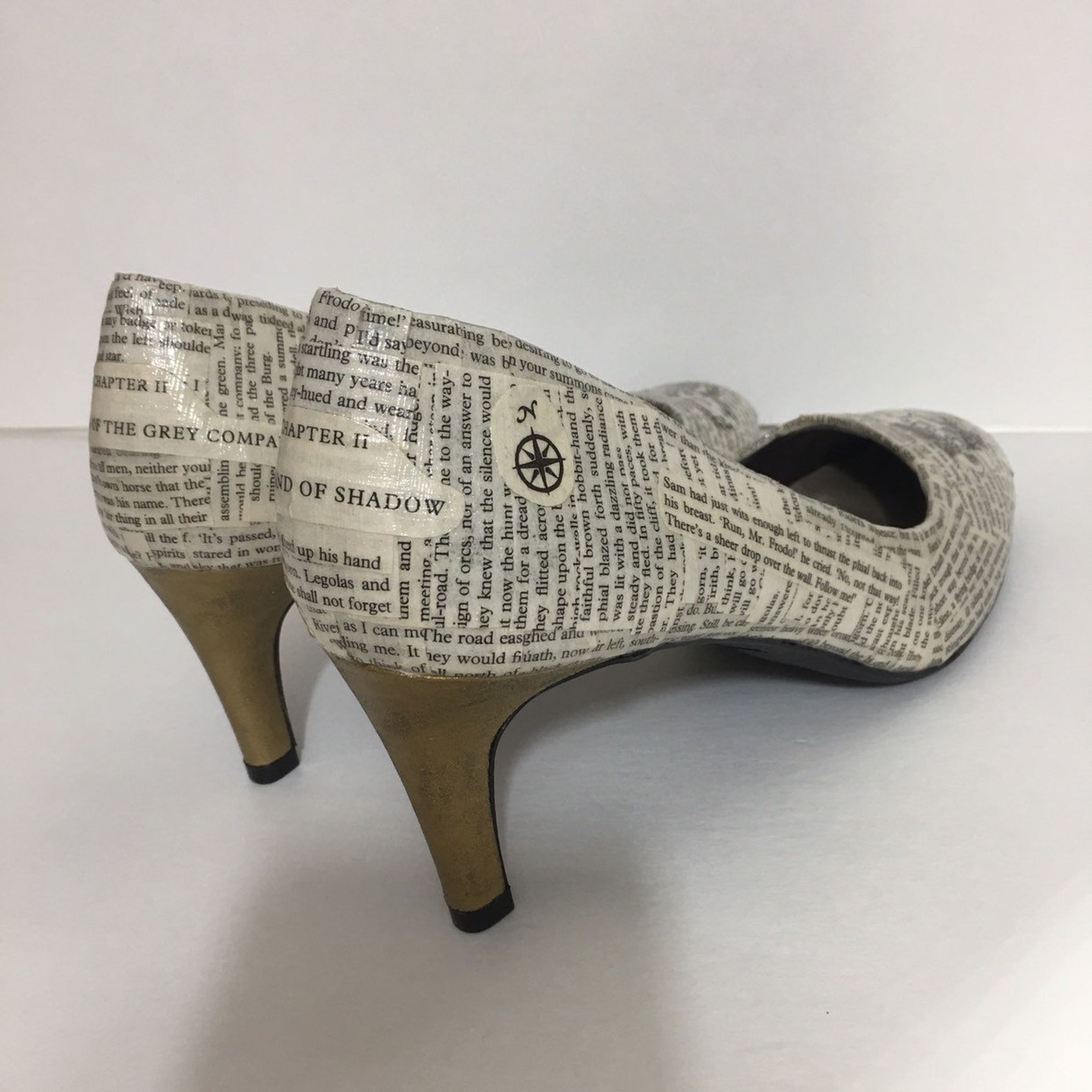 Tolkien Book High Heel Shoes | Etsy