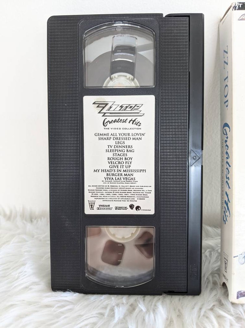 Vintage VHS ZZ Top Greatest Hits VHS Video Collection 1990s Retro Hits ...