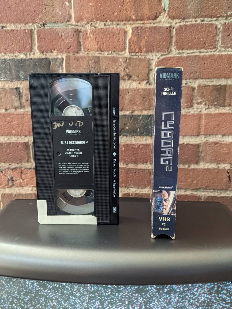 Vintage VHS Cyborg 2 Science Fiction Film von 1993 mit Angelina Jolie ...