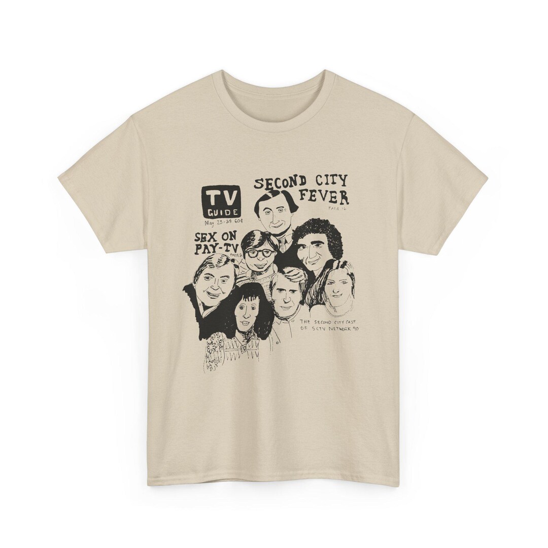 Sctv 1981 Tv Guide Fan Art Sketch Tshirt - Etsy