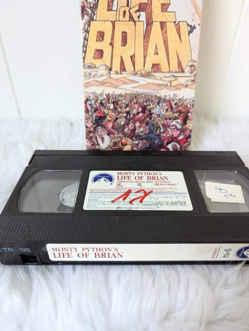 Vintage VHS Monty Python's Life of Brian by Paramount and Handmade ...