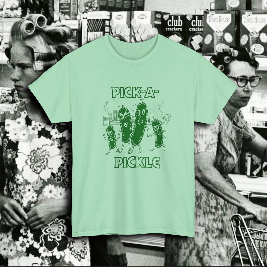 Pick a Pickle Family of Pickles Vintage Deli Graphic Tshirt - Etsy