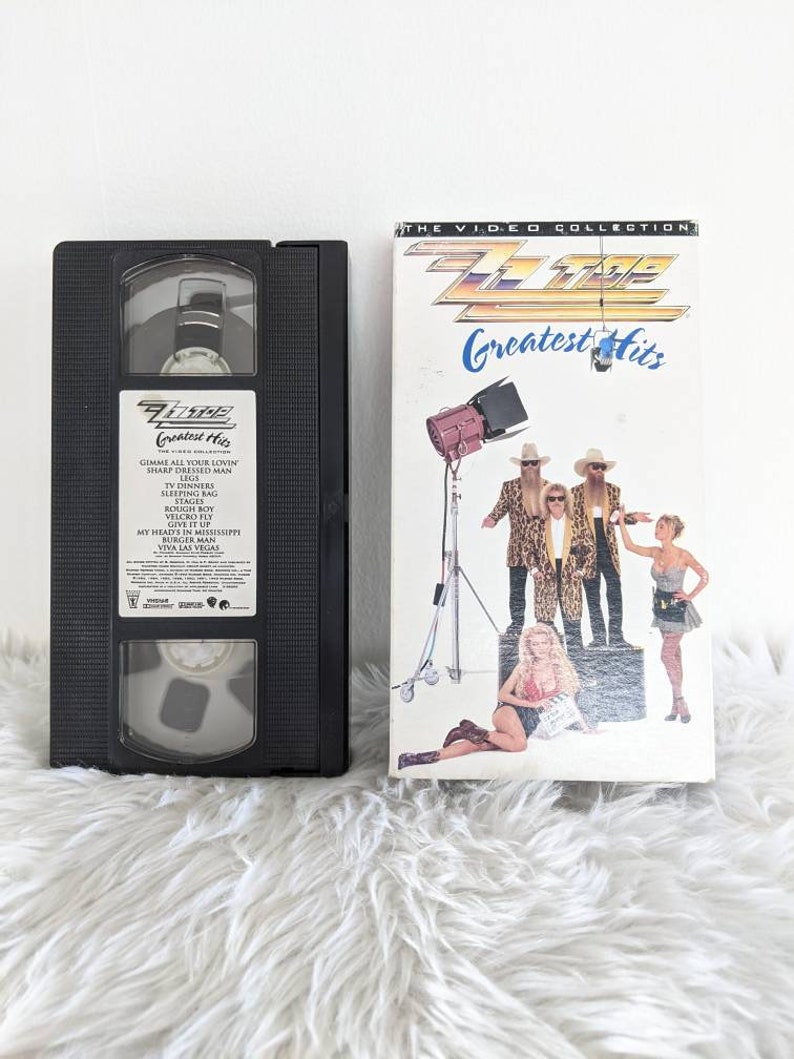 Vintage VHS ZZ Top Greatest Hits VHS Video Collection 1990s Retro Hits ...