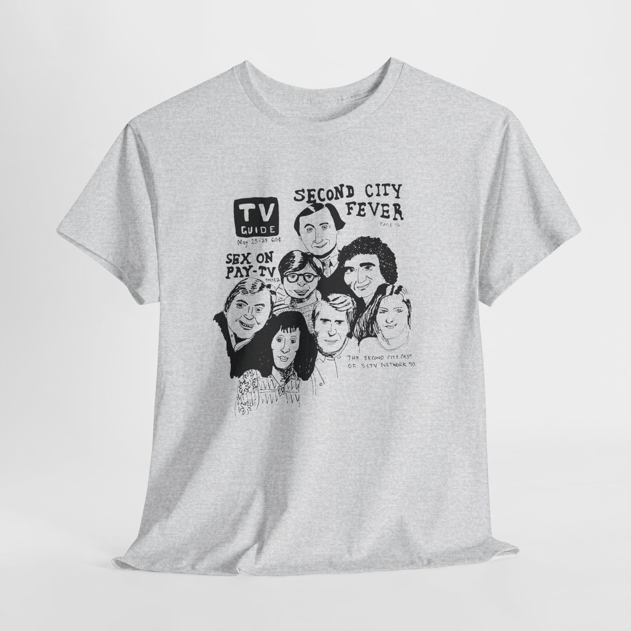 Sctv 1981 Tv Guide Fan Art Sketch Tshirt - Etsy