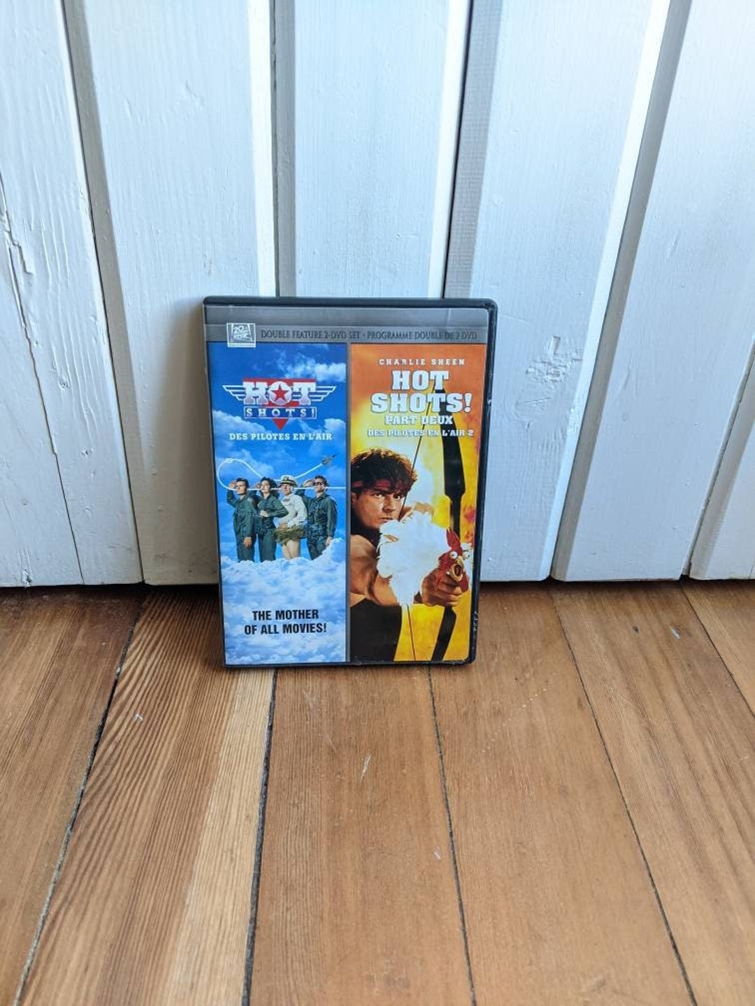 Two Dvds Hot Shots and Hot Shots Part Deux Starring Charlie Sheen Top ...
