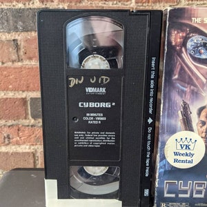 Vintage VHS Cyborg 2 Science Fiction Film von 1993 mit Angelina Jolie ...