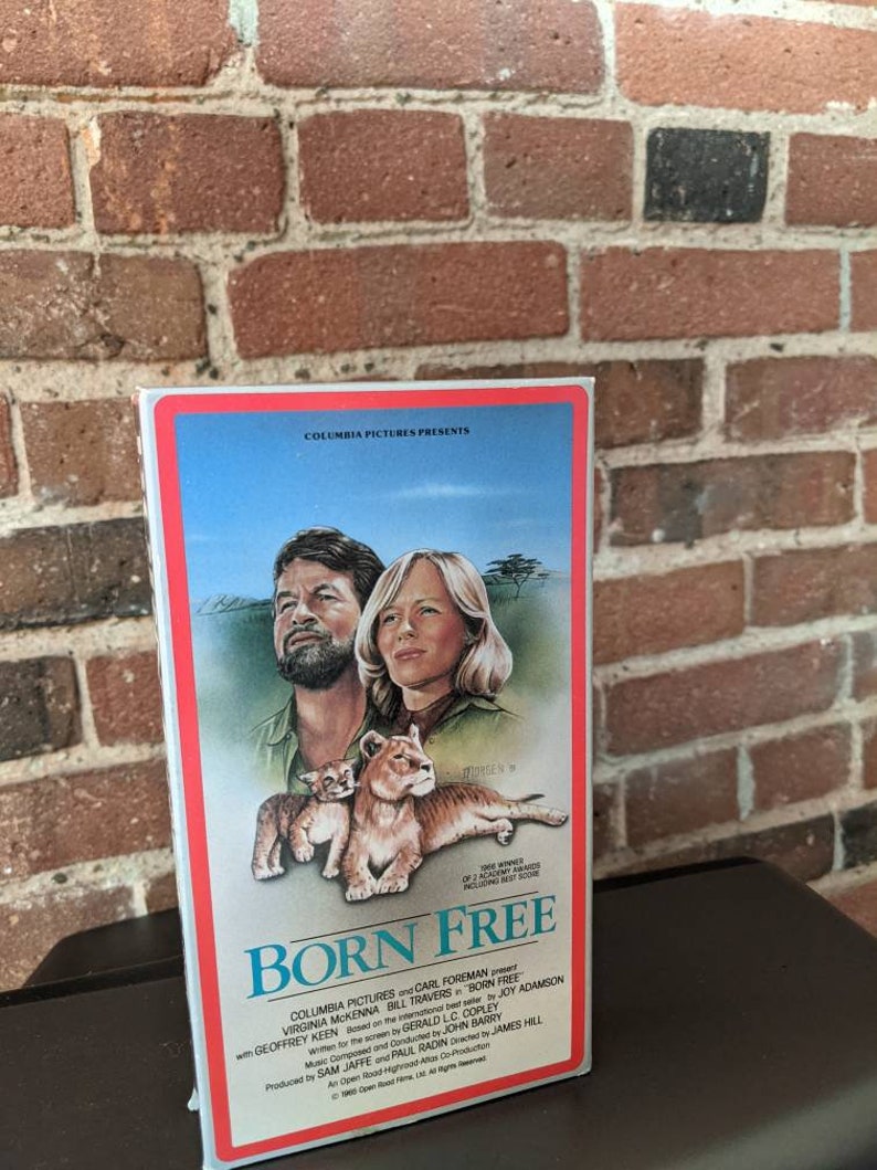 Vintage VHS Born Free 1960s Movie About Lions in Central Africa ...