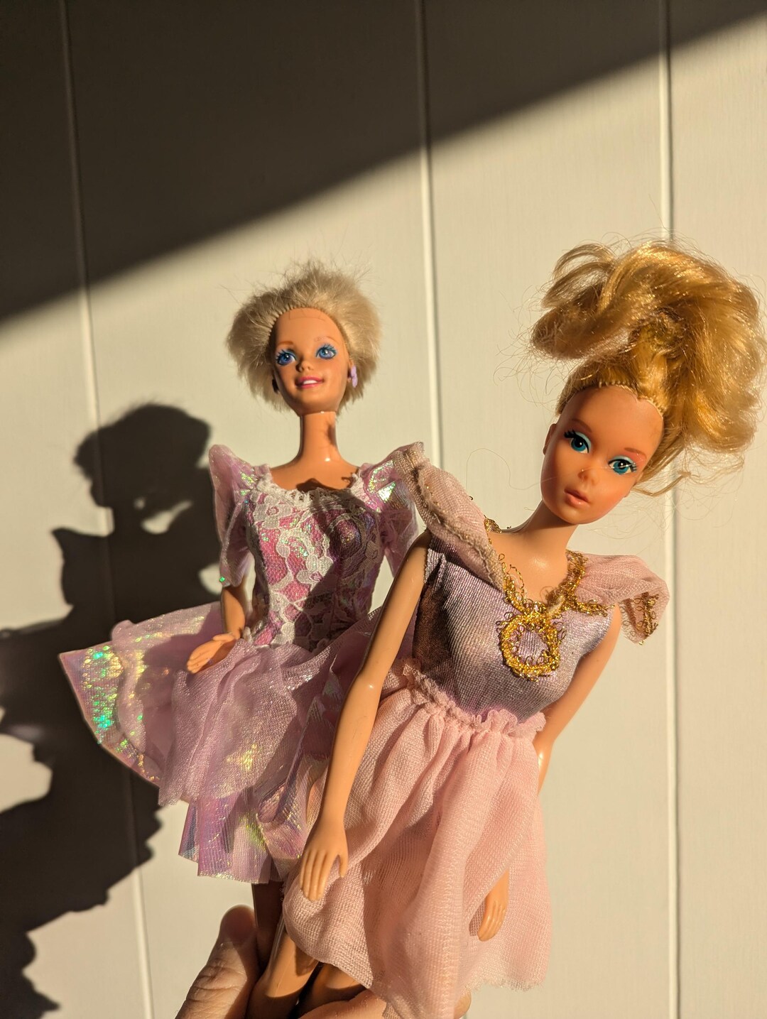 Two Barbie Dolls Gift Giving Barbie 1988 Number 1205 and Ballerina ...