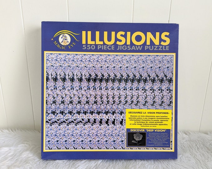 Magic Eye Illusions 550 Piece Unopened Sterogram Jigsaw Puzzle - Etsy