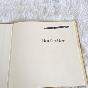 1968 Hardcover Childrens Anatomy Book Hear Your Heart by Paul Showers ...