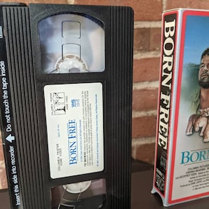 Vintage VHS Born Free 1960s Movie About Lions in Central Africa ...