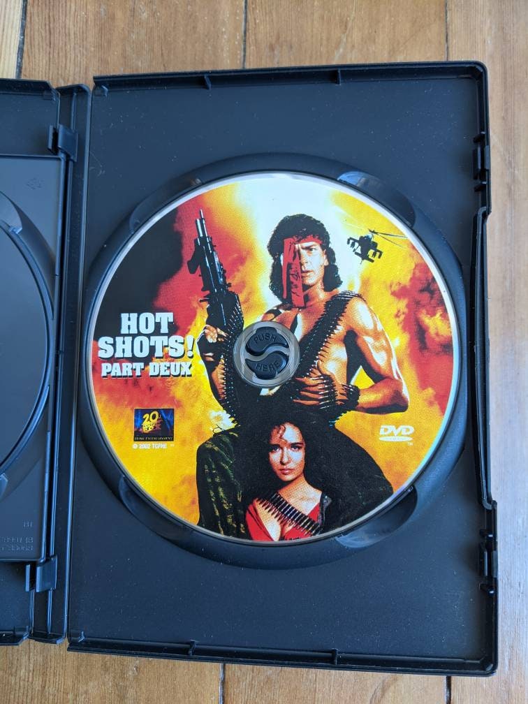 Two Dvds Hot Shots! and Hot Shots Part Deux Starring Charlie Sheen Top ...