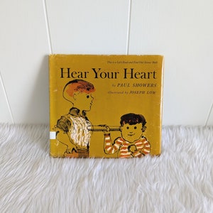 1968 Hardcover Childrens Anatomy Book Hear Your Heart by Paul Showers ...