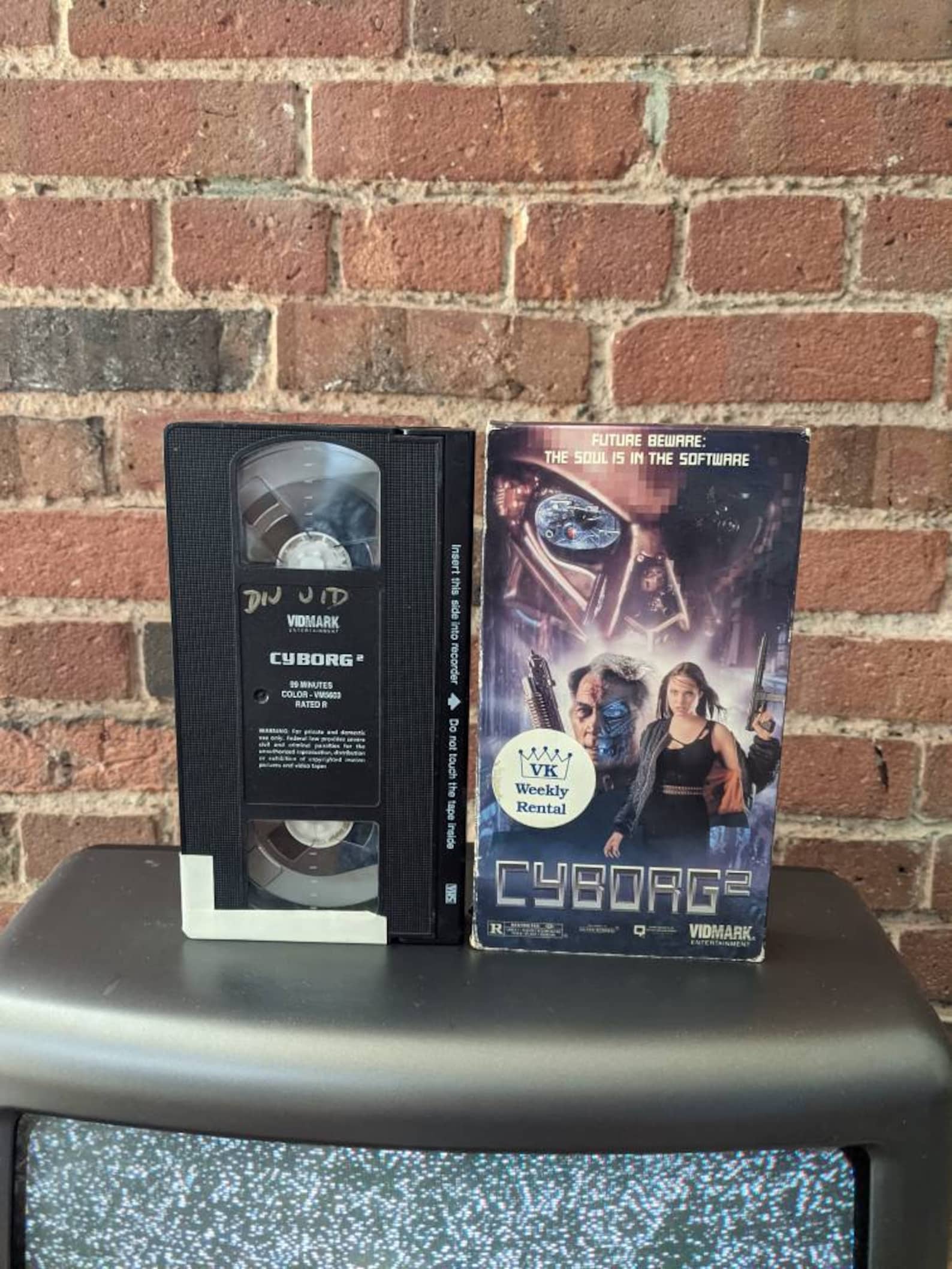 Vintage VHS Cyborg 2 Science Fiction 1993 Movie Starring Angelina Jolie ...