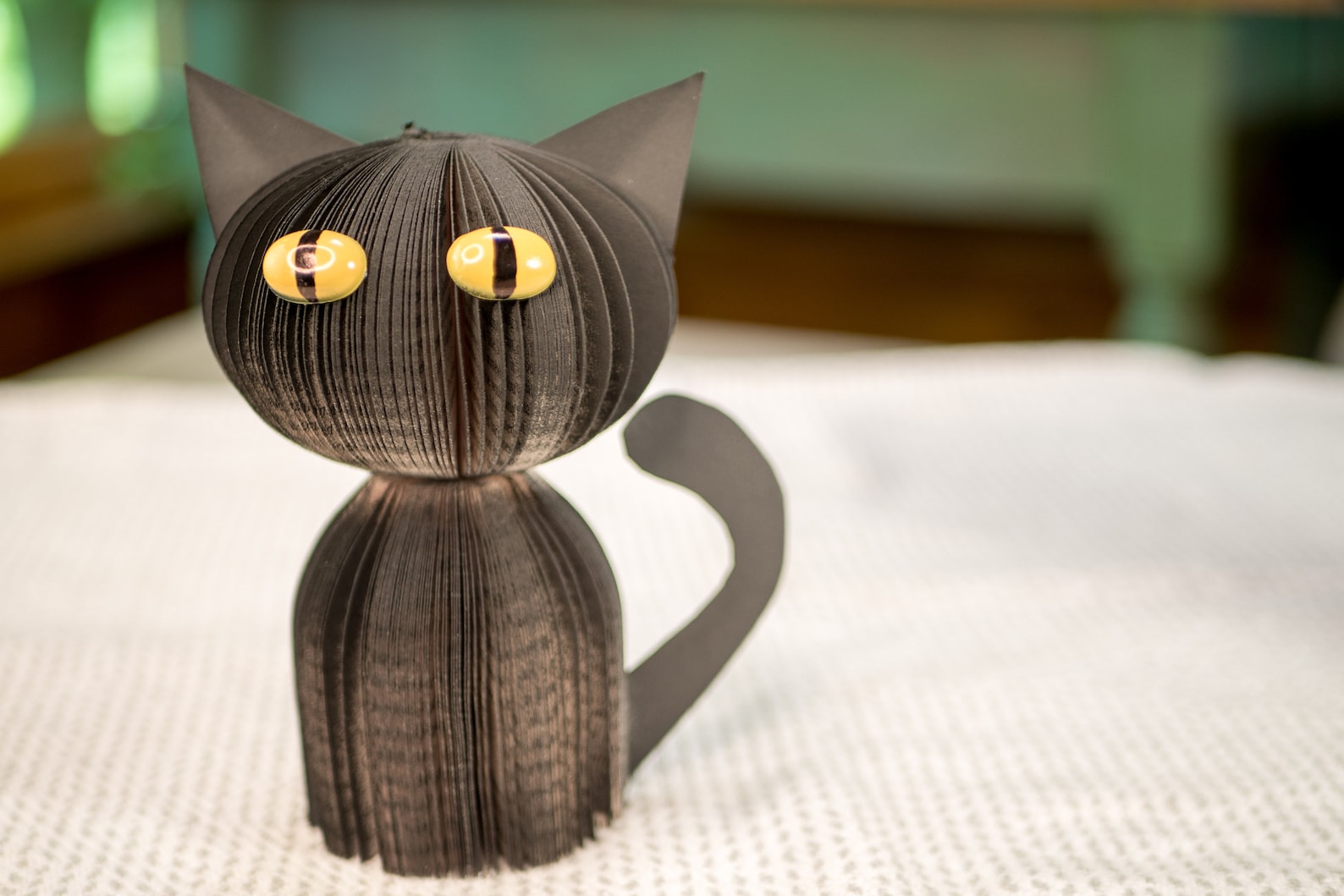Black Cat-halloween Decor-cat Decor-spooky Decor-fall - Etsy