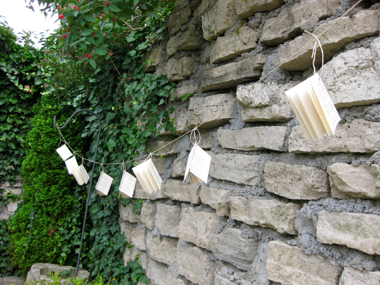 Mini Book Garland-8 Ft-wedding Decor-wedding Garland-home Decor-bunting ...