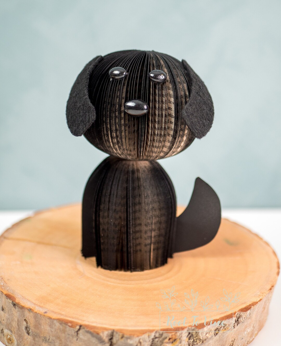 Literary Pup Book Art: Upcycled Book Page Dog Decor - Etsy
