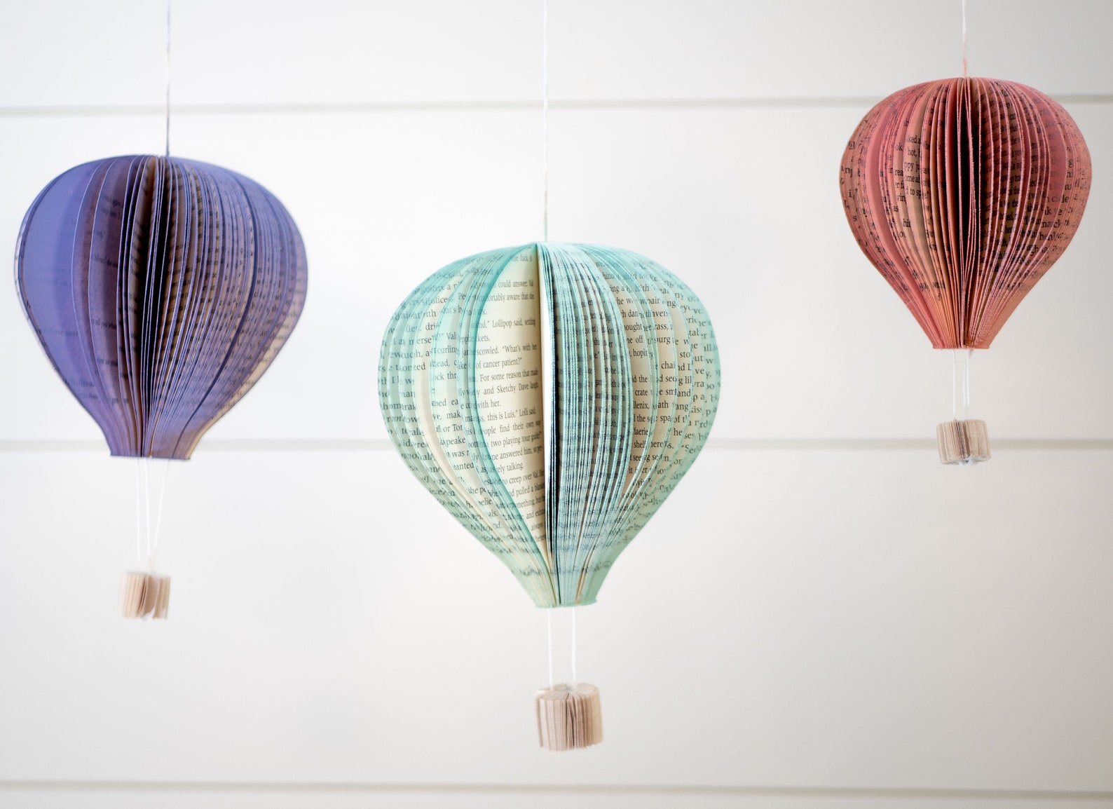 Hanging Hot Air Balloon Decor-whimsical Birthday - Etsy