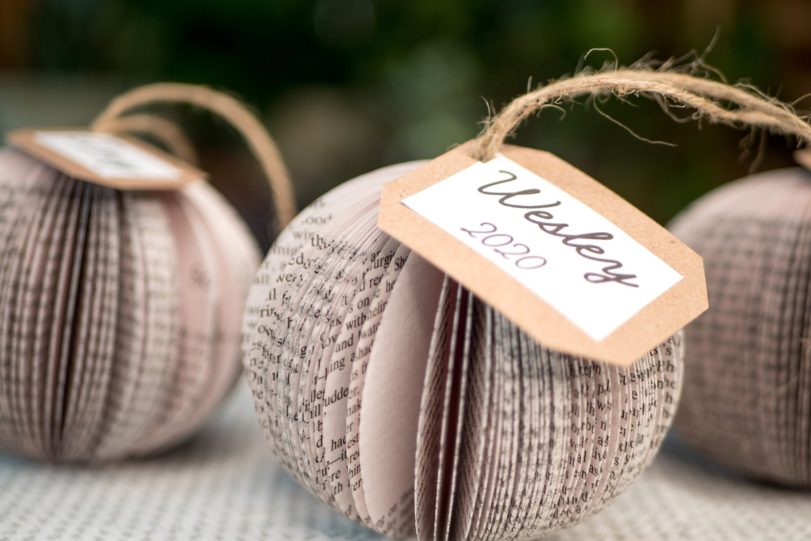 Book Ornament-christmas Ornament-holiday Decor-christmas - Etsy