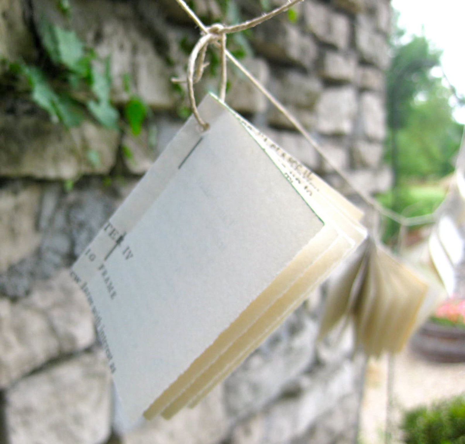 Mini Book Garland-8 Ft-wedding Decor-wedding Garland-home Decor-bunting ...