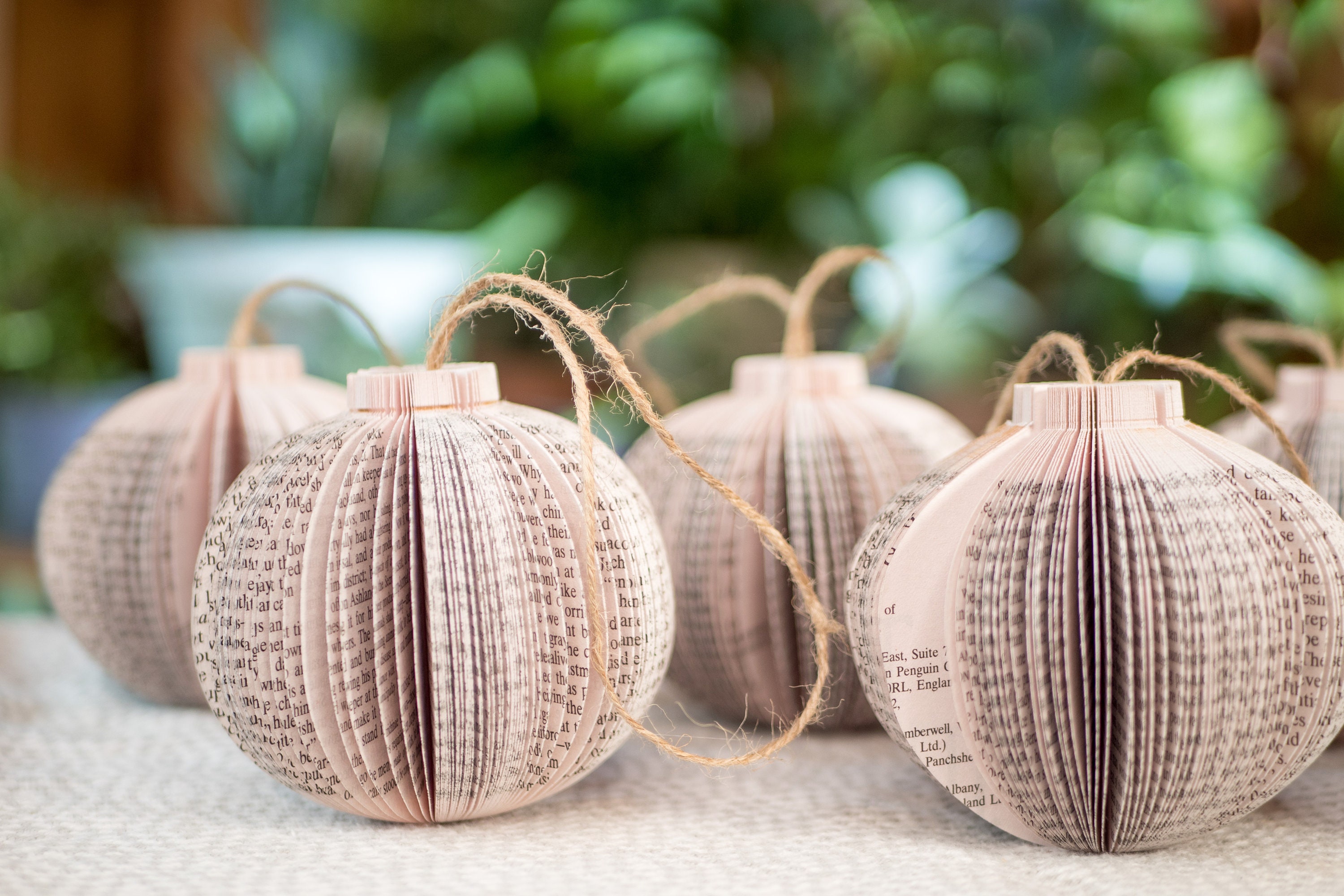 Book Ornament for Christmas Literary Themed Holiday Decor Book Lover ...