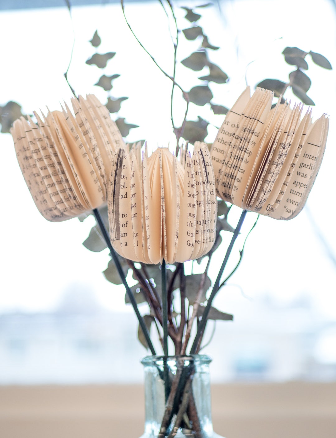 Paper Flower-gift for Mom-mothers Day Gift-teacher Gift-bud Flower ...