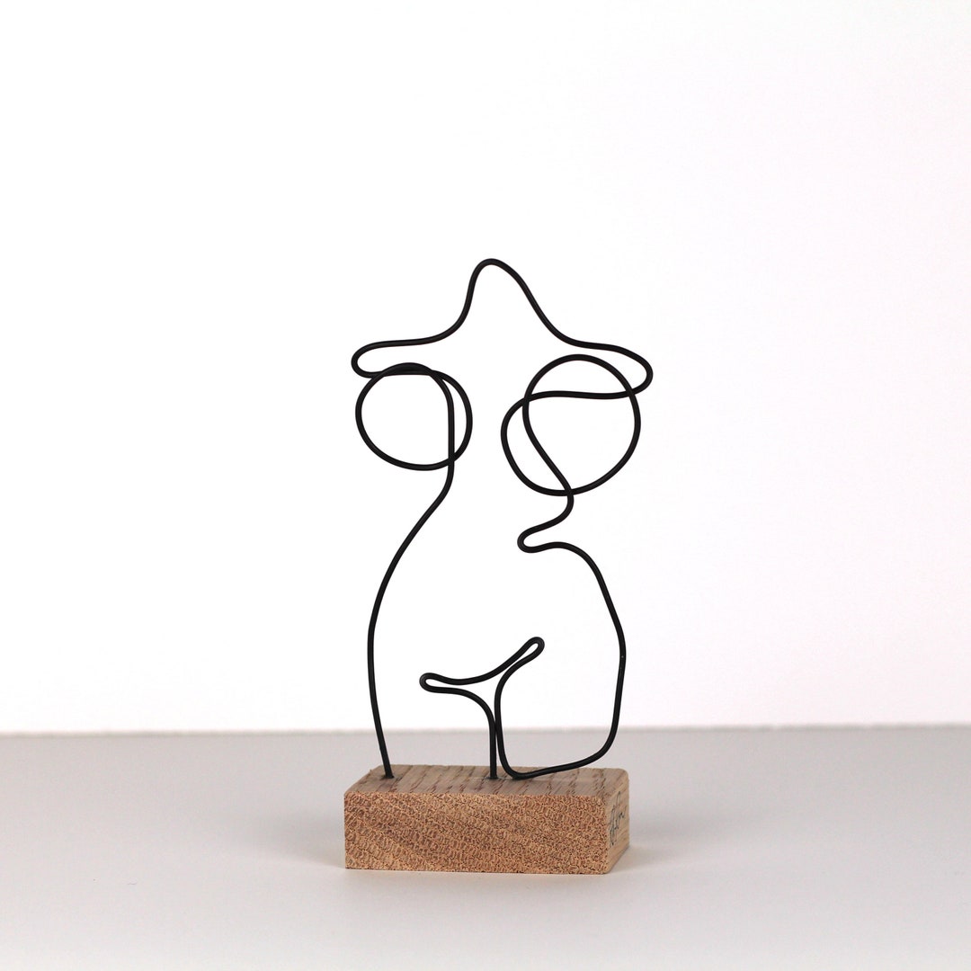Mini Wire Sculpture Hand-made Sculpture Figure Art Body - Etsy
