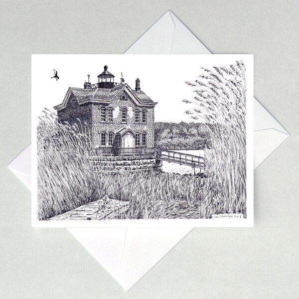 Lighthouse Note Cards - Etsy