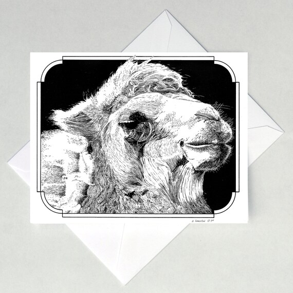Camel Note Cards - Etsy